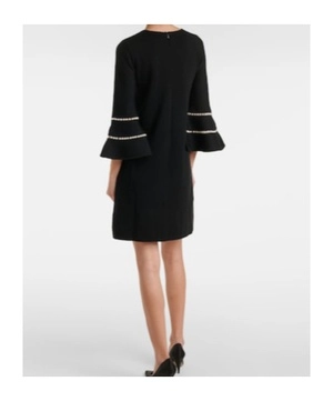 Carolina Herrera Embellished Wool-blend Minidress
