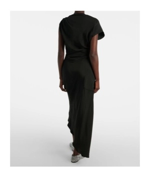 Proenza Schouler Asymmetrical Draped Midi Dress