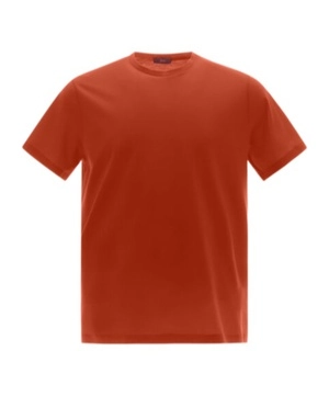 Herno Round Neck Short Sleeve T-shirt - Red