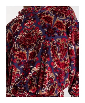 Rabanne Draped Jacquard Maxi Dress