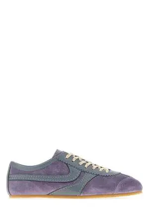 Dries Van Noten Round Toe Lace-up Sneakers - Lavender