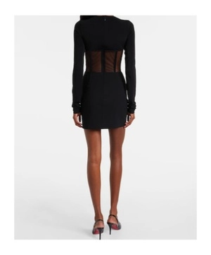 NENSI DOJAKA Paneled Corset Dress