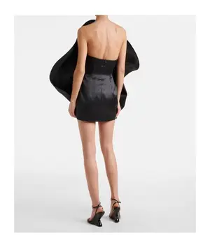 Magda Butrym Ruffled Wool And Silk Organza Mini Dress