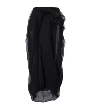 Magda Butrym Ruffled Silk Tulle Maxi Skirt