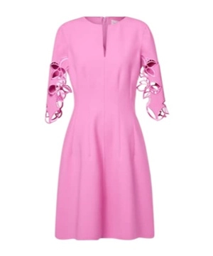 Oscar De La Renta Zip Up Cocktail Dresses