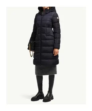 Moncler Avocette Hooded Long Down Jacket