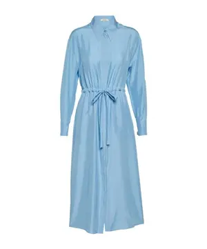 Dorothee Schumacher Long-sleeved Midi Dress With Elasticated Waist