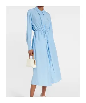 Dorothee Schumacher Long-sleeved Midi Dress With Elasticated Waist