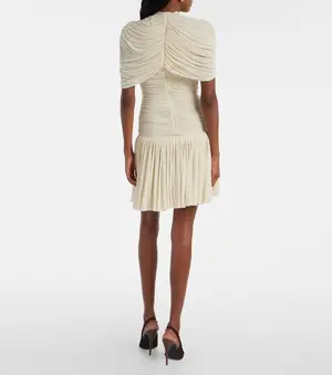 Magda Butrym Pleated Mini Dress