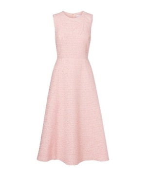 Carolina Herrera Bow-detail Midi Dress - Pink