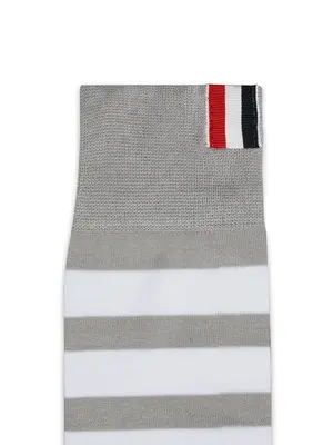 Thom Browne Printed-motif Socks