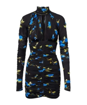 Blumarine Cutout Floral Jersey