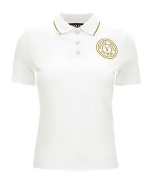 Versace Short-sleeved Polo Shirt - White