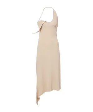 COURREGES Asymmetrical Dress - Beige