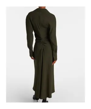 Victoria Beckham Asymmetric Midi Dress