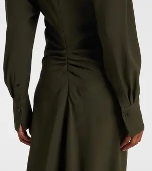 Victoria Beckham Asymmetric Midi Dress