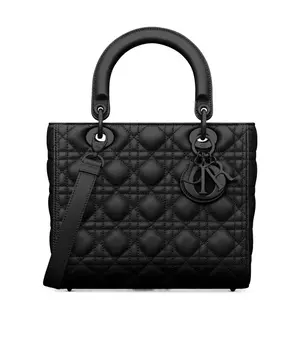 Dior Medium Lady Bag - Black