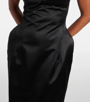 Magda Butrym Silk Midi Dress