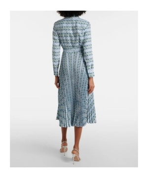 Tory Burch Printed Twill Midi Dress