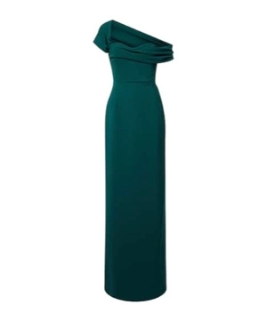 Carolina Herrera Floral Off-shoulder Crêpe Gown - Green