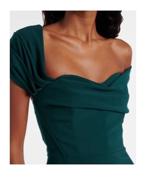 Carolina Herrera Floral Off-shoulder Crêpe Gown