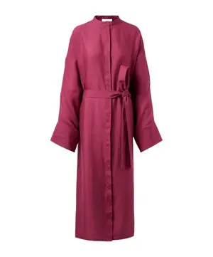 Gabriela Hearst Tilda Linen Belted Dress