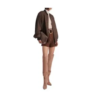 GIANVITO ROSSI Solid Color Leather Knee-high Boots