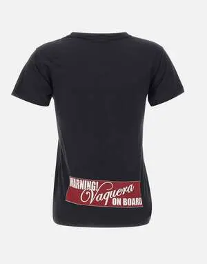 Vaquera Print-detail Cotton T-shirt
