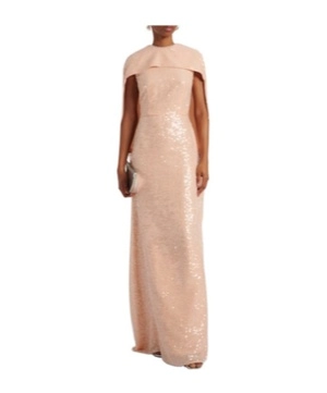 Erdem Sequined Chiffon Gown