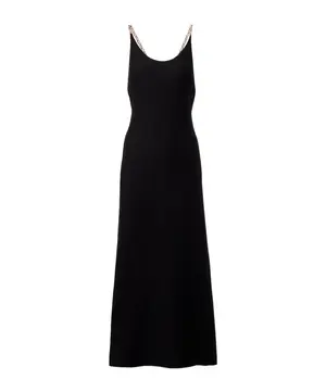 Gabriela Hearst Adeona Chain-detail Silk Maxi Dress - Black