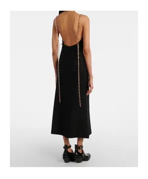 Gabriela Hearst Adeona Chain-detail Silk Maxi Dress