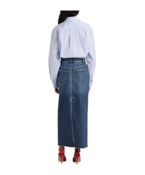Ralph Lauren High-rise Denim Maxi Skirt