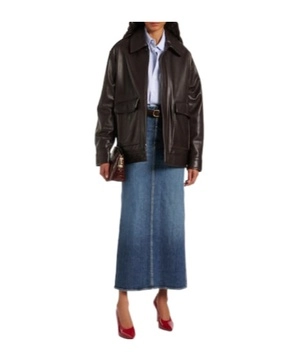 Ralph Lauren High-rise Denim Maxi Skirt