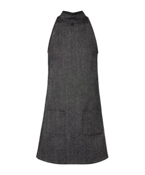 COURREGES Sleeveless Dress - Black