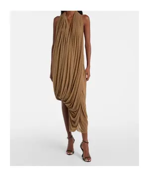 Magda Butrym Draped Open-back Cocktail Dress