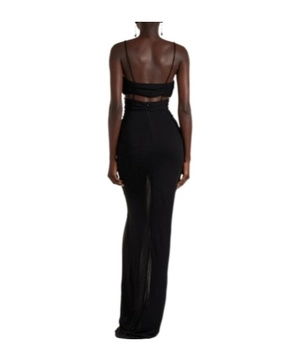 Blumarine Cutout Jersey Gown