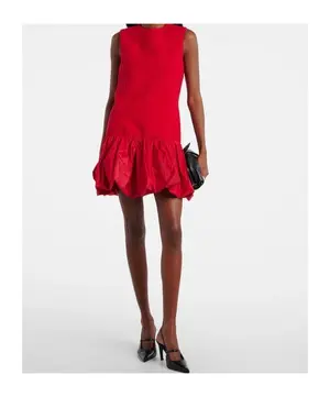 PATOU Tweed Mini Dress