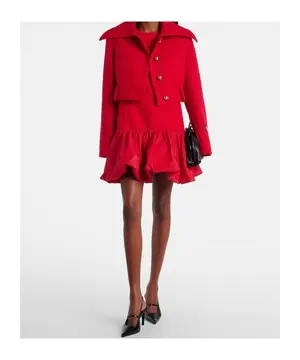 PATOU Tweed Mini Dress