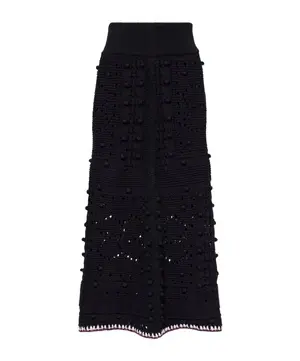 Dorothee Schumacher Cotton-blend Midi Skirt - Black