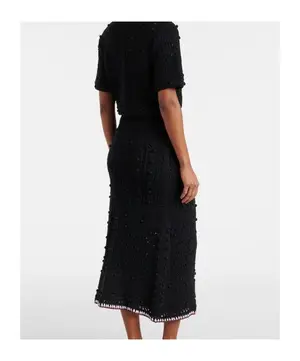 Dorothee Schumacher Cotton-blend Crochet Midi Skirt