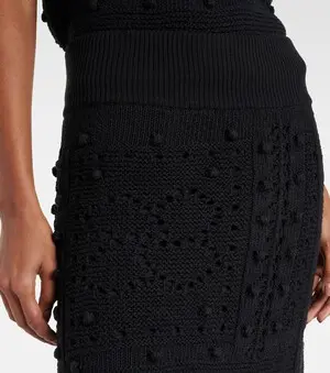 Dorothee Schumacher Cotton-blend Crochet Midi Skirt