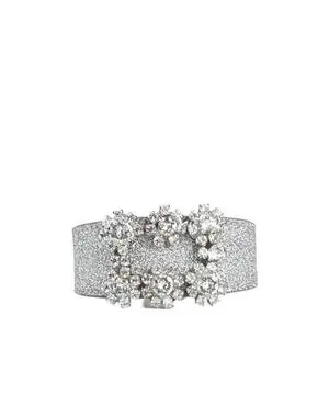 ROGER VIVIER Flower Strass Buckle Bracelet