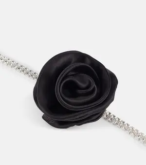 Magda Butrym Embellished Floral Choker