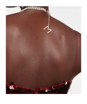 Magda Butrym Embellished Floral Choker