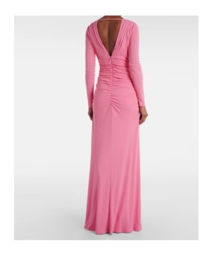 Carolina Herrera Ruched Jersey Gown