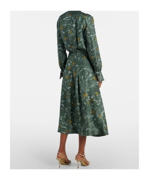 Altuzarra Felicia Studded Silk Maxi Dress