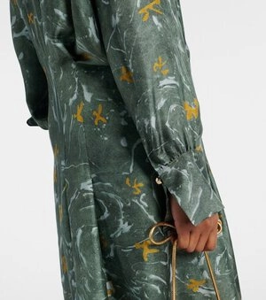 Altuzarra Felicia Studded Silk Maxi Dress