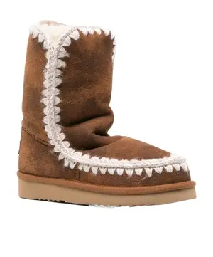 Mou Round-toed Ankle Boots