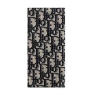 Dior Long Vertical Wallet - Black