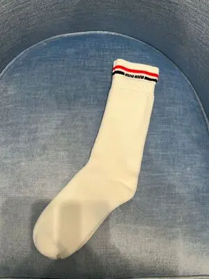 Miu Miu Stripe Detailed Socks